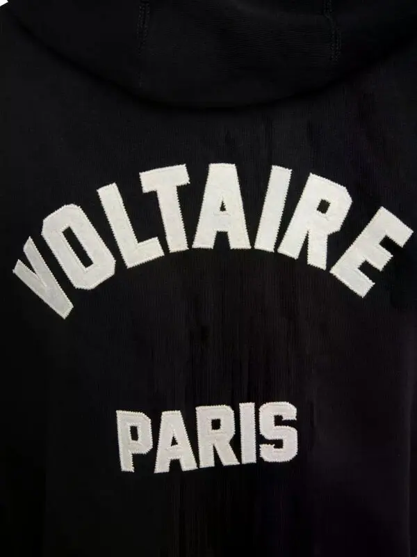 Zadig&Voltaire Sacha Embroidered Organic Cotton Hoodie