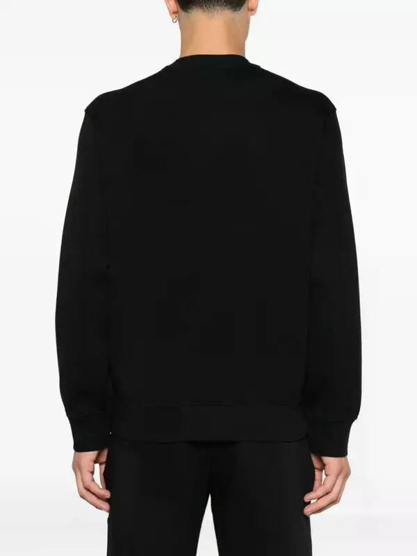 Emporio Armani Crew Neck Sweatshirt With Patch Pocket