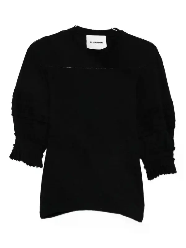 JIL SANDER Pleated-sleeve Top
