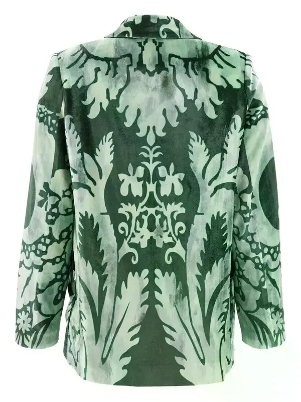 F.R.S FOR RESTLESS SLEEPERS Paisley-pattern Blazer - Green