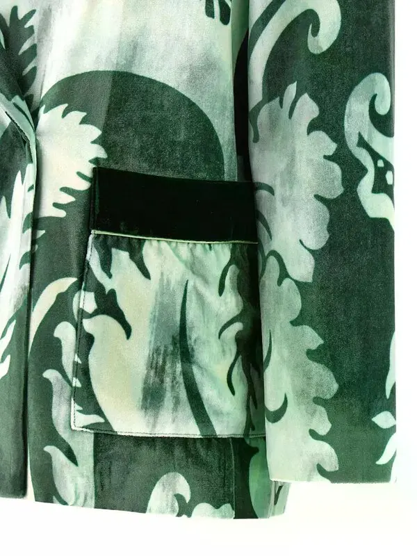 F.R.S FOR RESTLESS SLEEPERS Paisley-pattern Blazer - Green