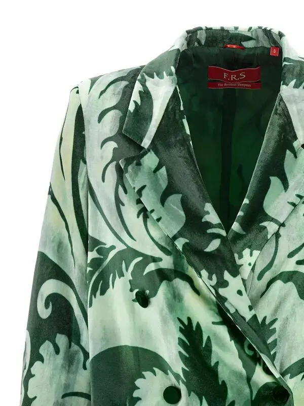 F.R.S FOR RESTLESS SLEEPERS Paisley-pattern Blazer - Green