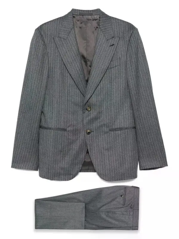 Caruso Pinstripe Wool Suit