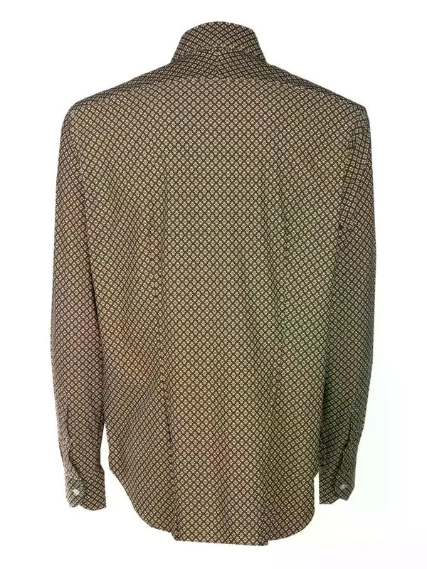 4FF Geometric-pattern Shirt