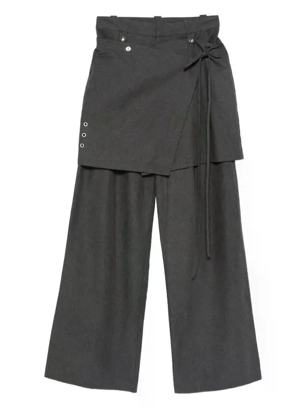 ALOHAS Wrap-front Trousers
