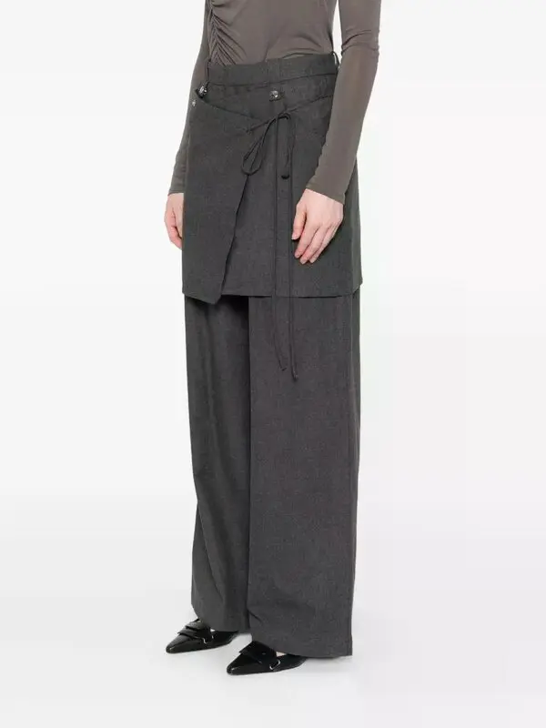 ALOHAS Wrap-front Trousers