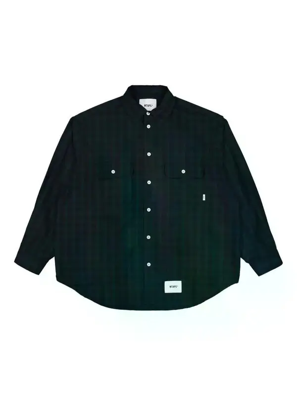 WTAPS Pocket-detail Plaid Shirt