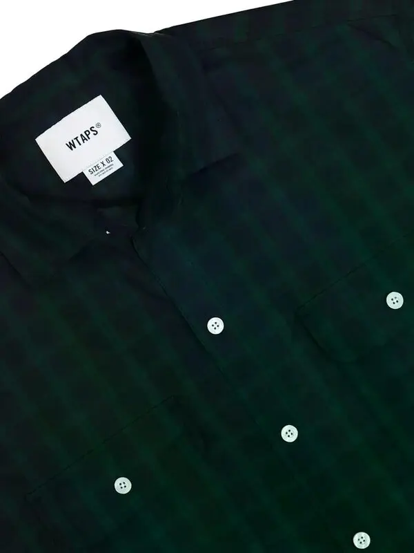 WTAPS Pocket-detail Plaid Shirt