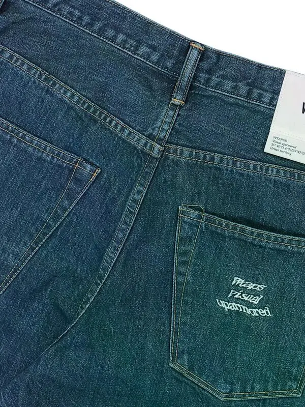 WTAPS Logo-embroidered Jeans