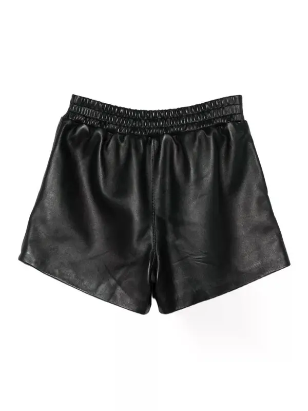Philipp Plein Leather Shorts