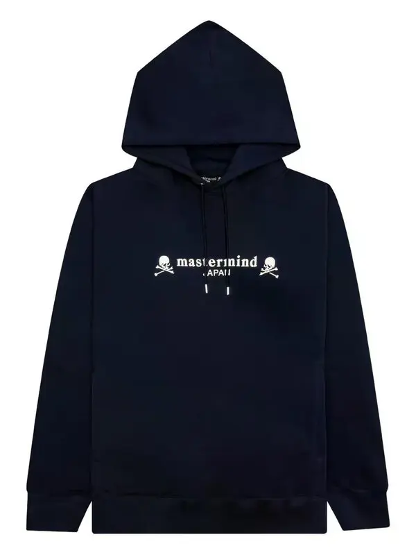 MASTERMIND WORLD Logo Long-sleeves Hoodie - Blue