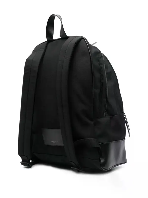 Saint Laurent Medium City Logo-appliqué Backpack