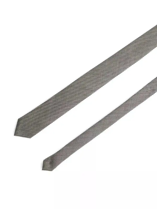 Dolce & Gabbana Check-pattern Pointed Tip Tie