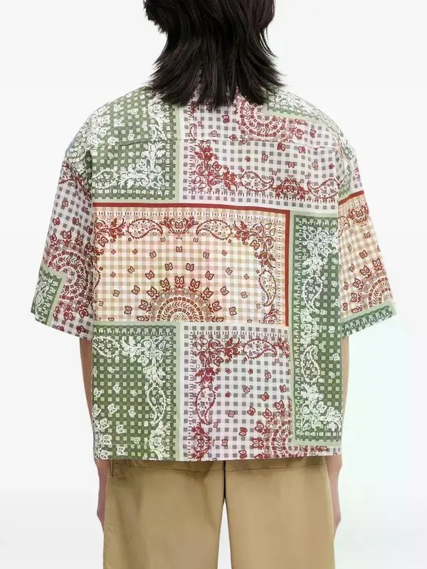 Rhude Patchwork Shirt - Neutrals