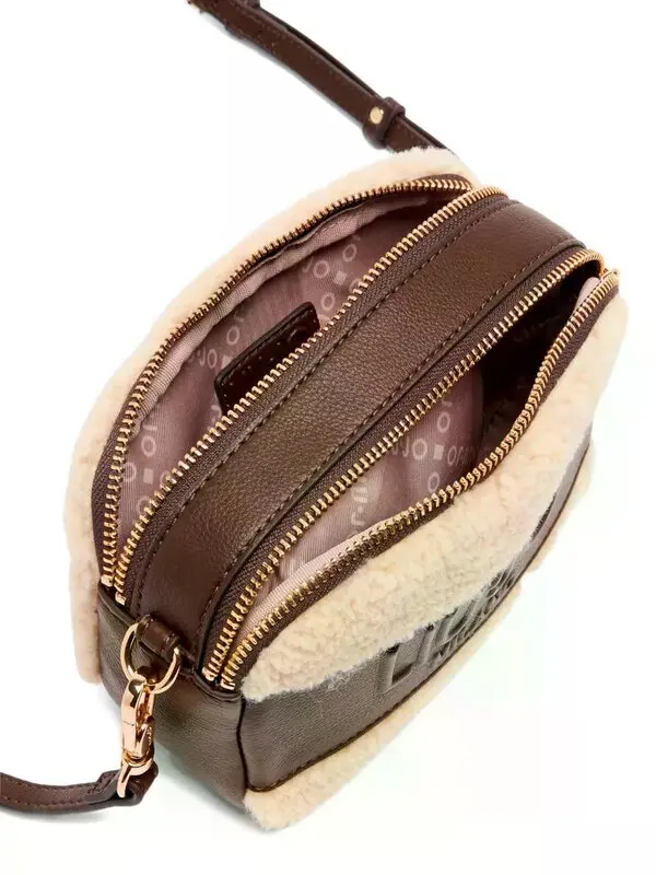 Liu Jo Embossed Logo Teddy Cross Body Bag