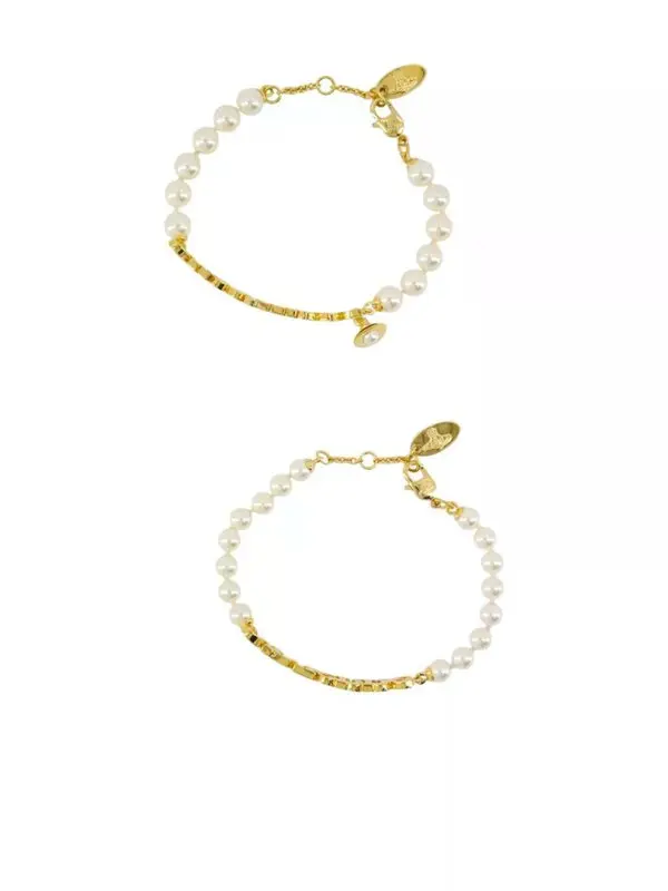 VIVIENNE WESTWOOD Amelia Pearl-embellished Bracelet - Gold