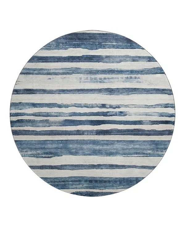 DALYN RUG COMPANY Dalyn Neo No16 Round Area Rug, 8' X 8 - Denim