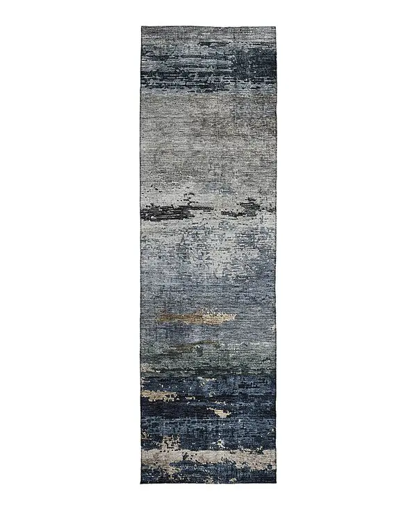DALYN RUG COMPANY Dalyn Nouveau Nv3 Runner Area Rug, 2'3 X 7'6 - Navy