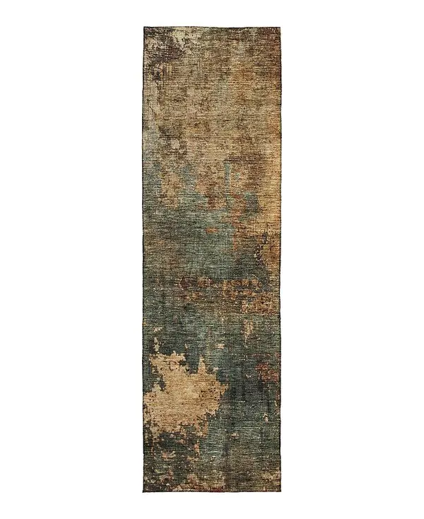 DALYN RUG COMPANY Dalyn Nouveau Nv19 Runner Area Rug, 2'3 X 7'6 - Sage