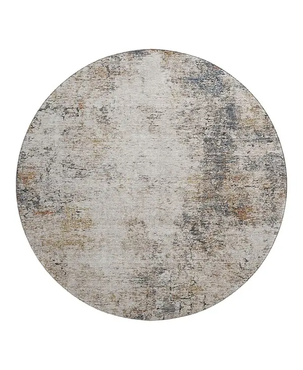 DALYN RUG COMPANY Dalyn Neo No4 Round Area Rug, 8' X 8 - Putty