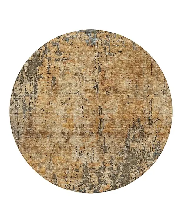 DALYN RUG COMPANY Dalyn Nouveau Nv11 Round Area Rug, 8' X 8 - Copper