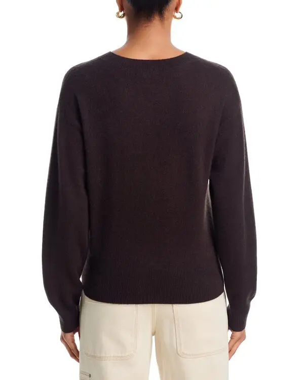 Aqua Cashmere Doodle Dog Crewneck Sweater