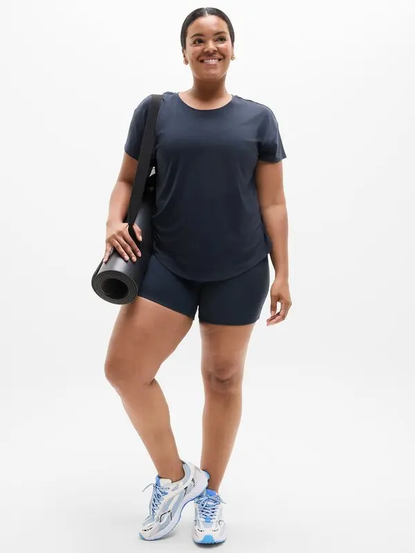 Athleta Relaxed Fit Tee - Eclipse