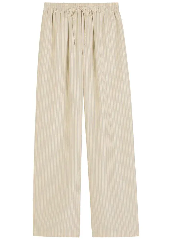 RÓHE Wide-leg Silk-chiffon Trousers