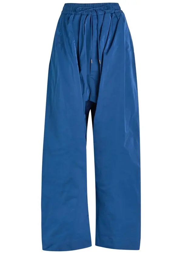 VIVIENNE WESTWOOD Blimp Taffeta Trousers - Blue