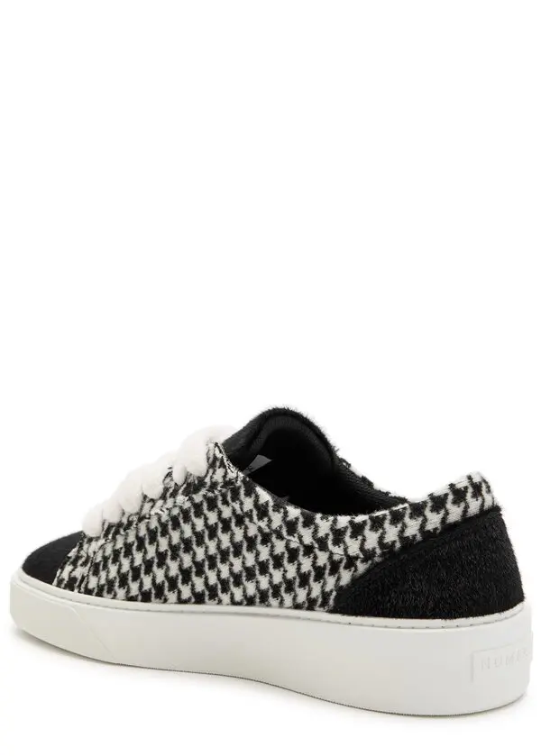 NUMERIS Signet Houndstooth Sneakers