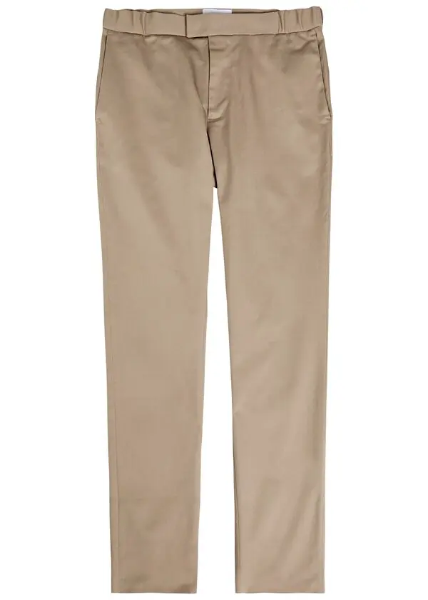 LESTRANGE Heavyweight 24 Twill Trousers - Beige