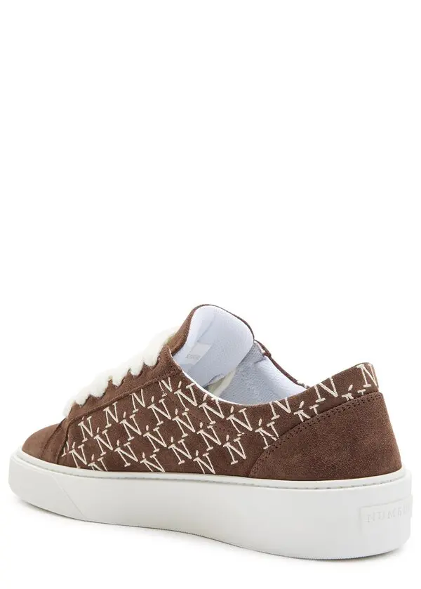 NUMERIS Signet Almond Suede Sneakers
