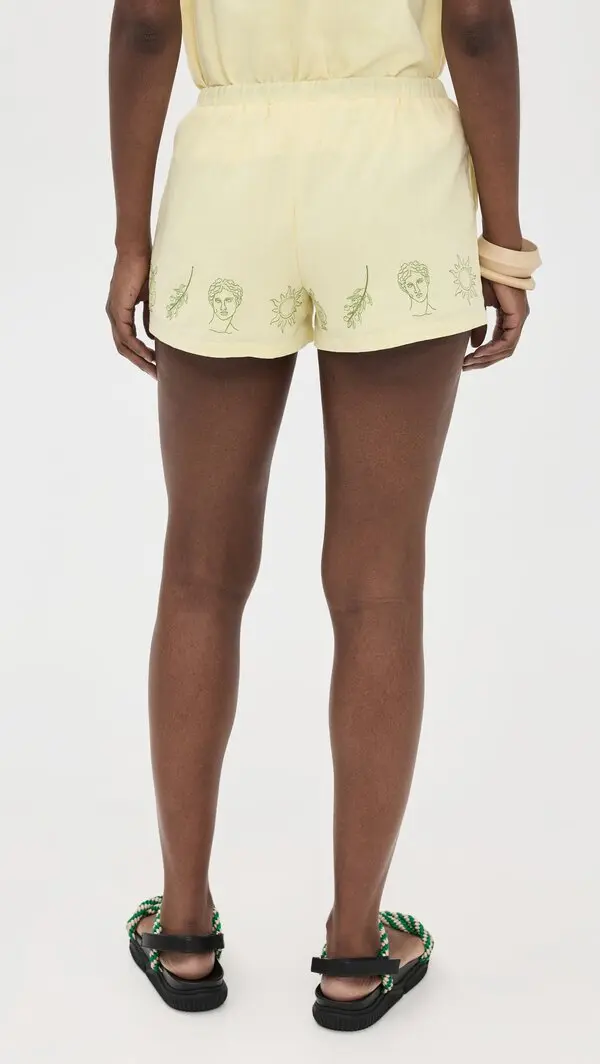 BAILEY ROSE Embroidered Shorts
