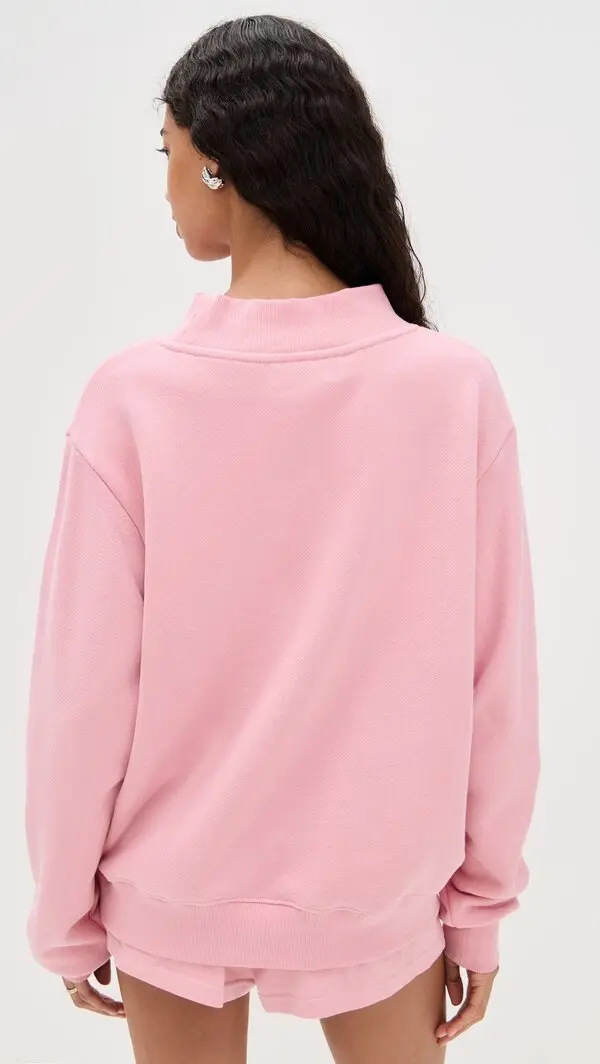 PARKE Heritage Varsity Mock Neck Sweatshirt