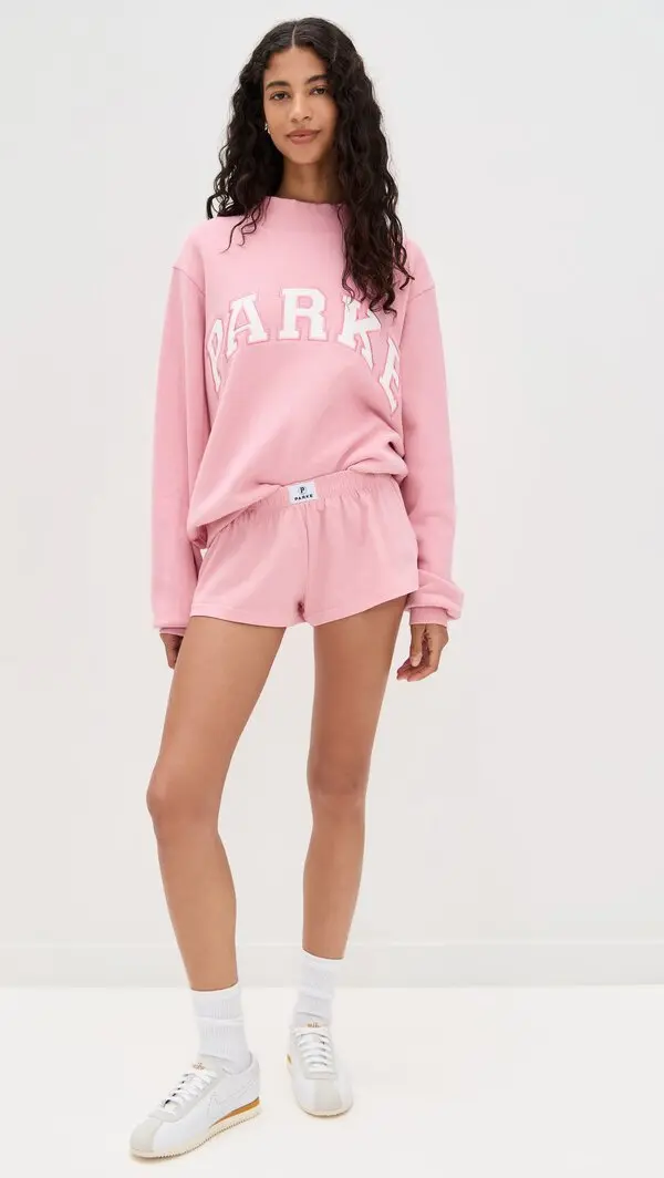 PARKE Heritage Varsity Mock Neck Sweatshirt