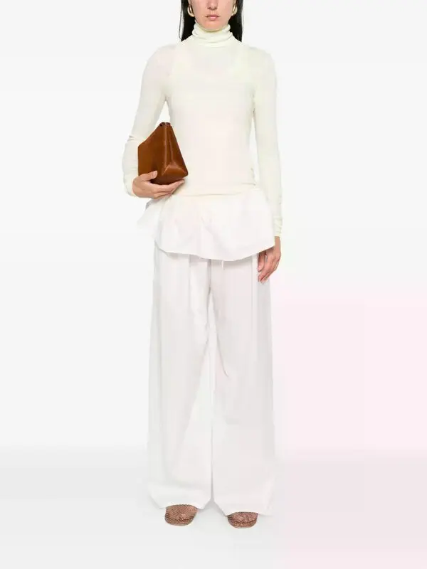 RÓHE Roll-neck Top - Neutrals