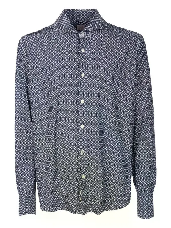4FF Geometric-print Shirt