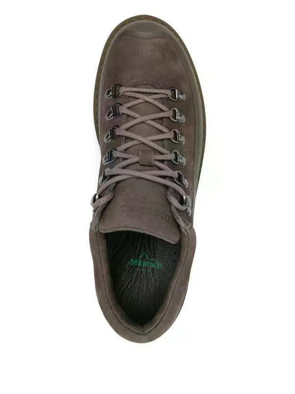 Diemme Lace-up Calf Leather Hiking Boots - Grey