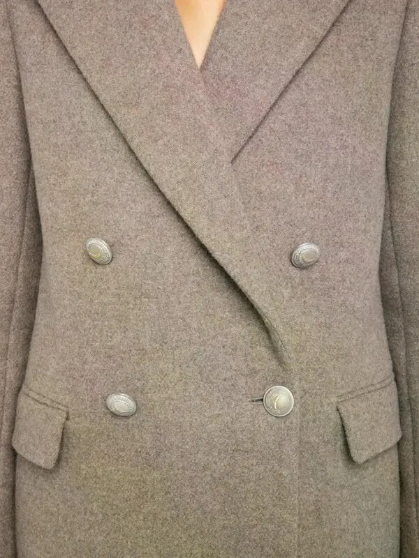 Zadig&Voltaire Miew Double-breasted Coat - Neutrals