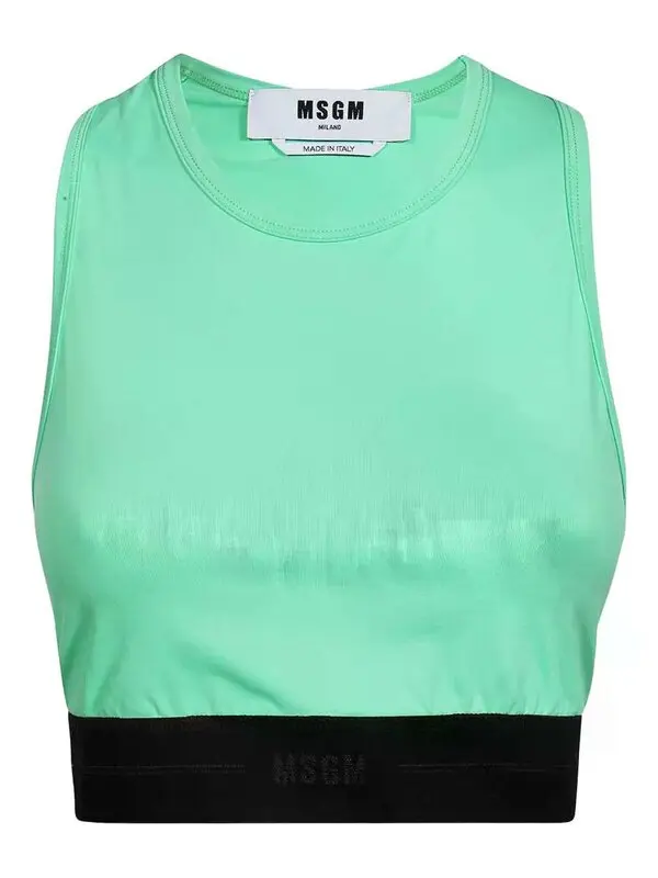 MSGM Elastic-waistband Tank Top