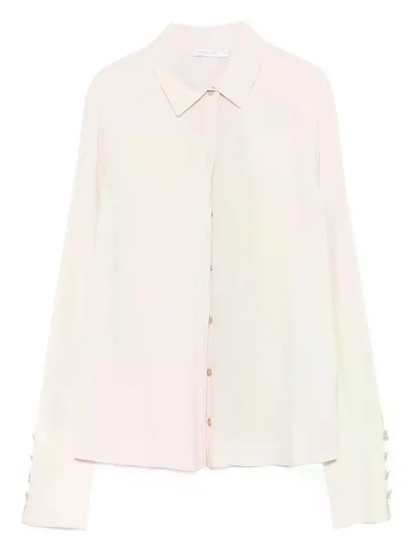 Patrizia Pepe Button-cuff Blouse