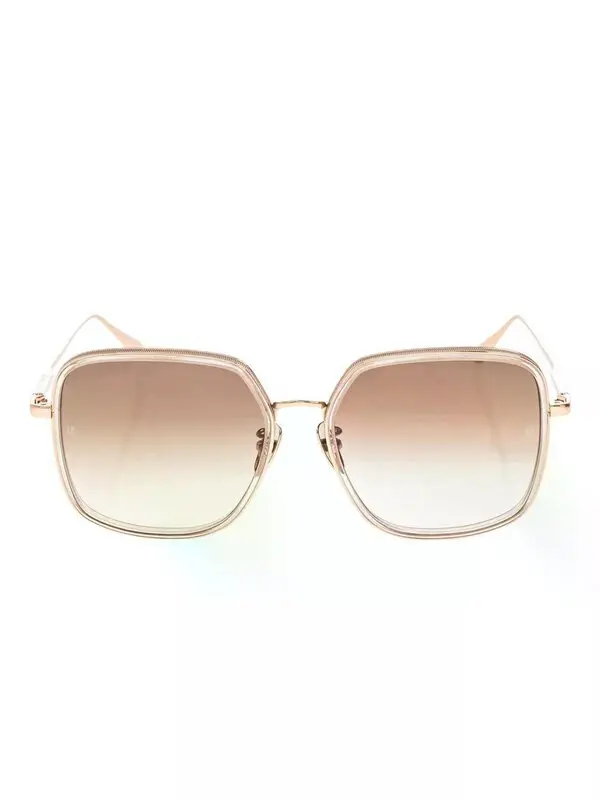 Linda Farrow Syan Sunglasses - Gold