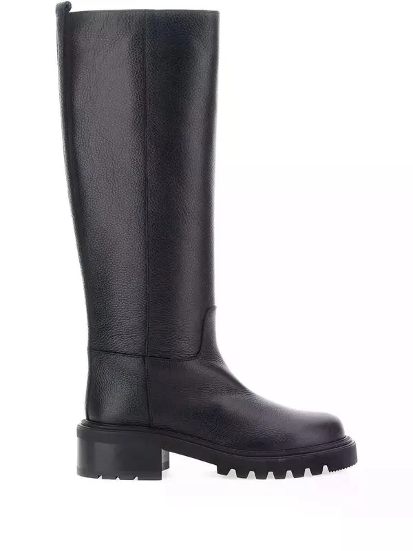 VIA ROMA 15 Leather Knee-length Boots