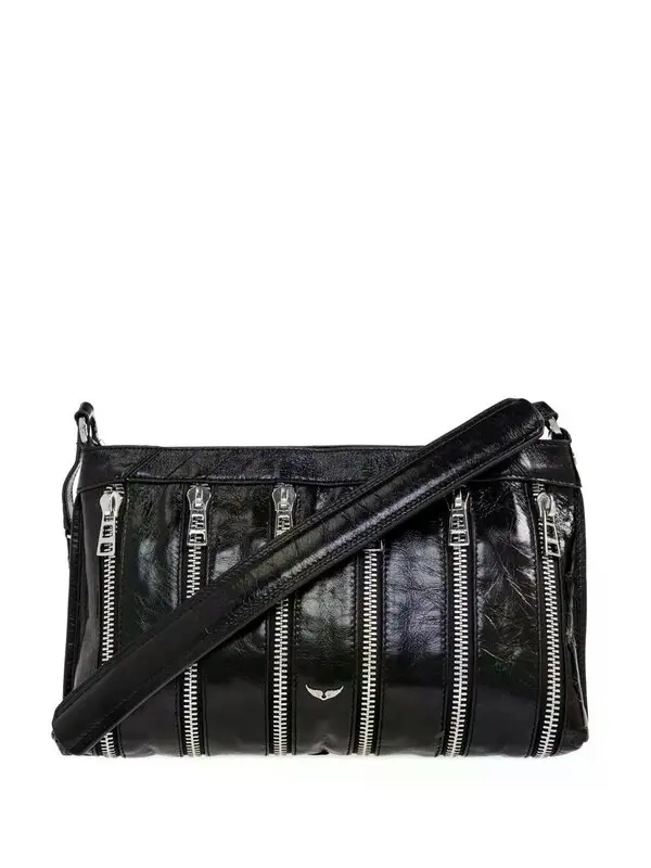 Zadig&Voltaire Sunny Moody Multiple-zip Leather Shoulder Bag