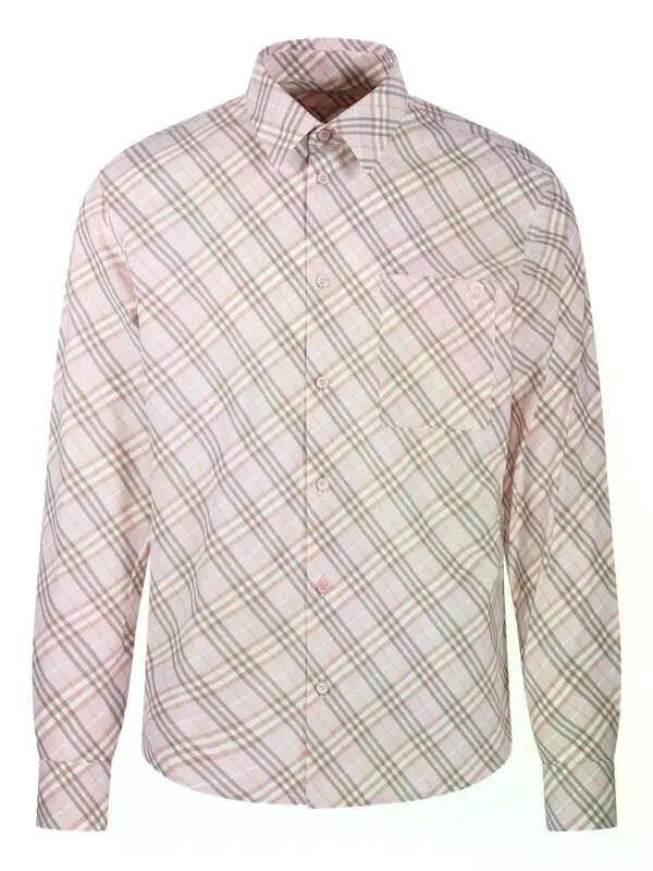 Burberry Checked Cotton Shirt