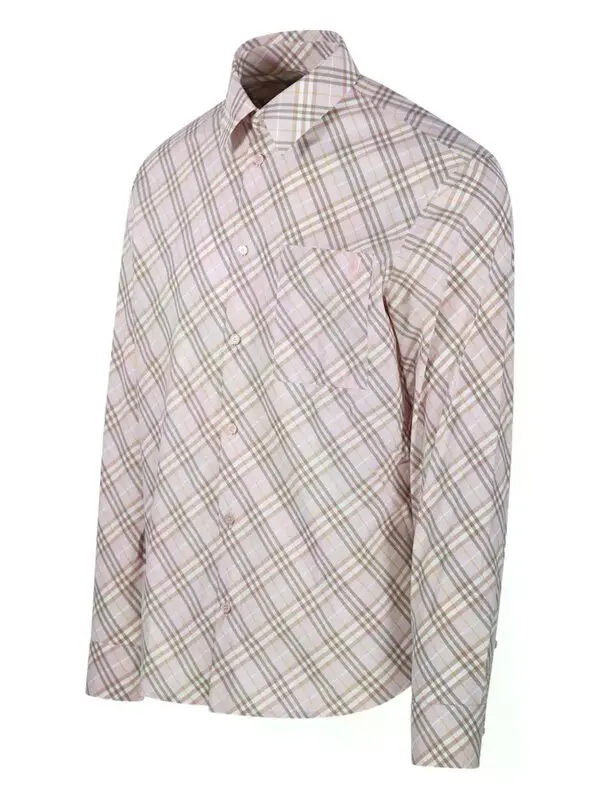 Burberry Checked Cotton Shirt