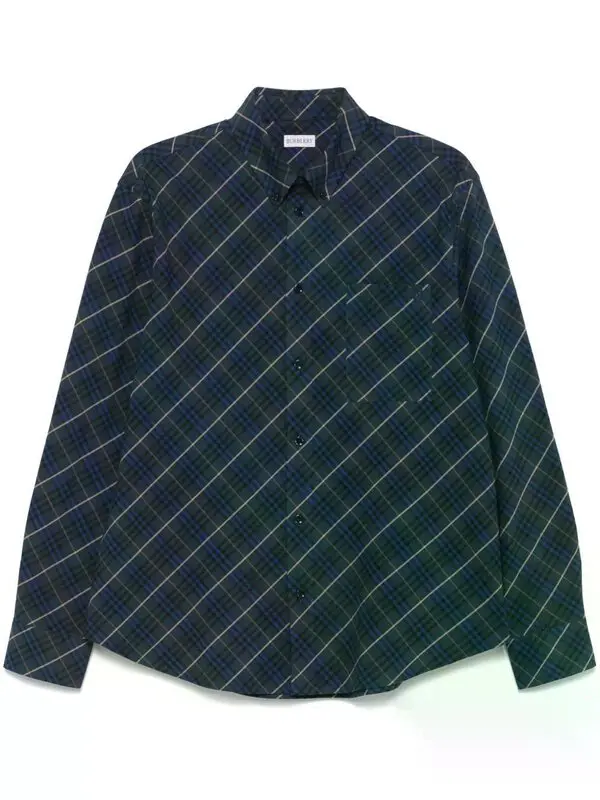 Burberry Checked Shirt Jacket