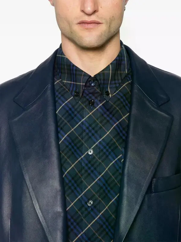 Burberry Checked Shirt Jacket