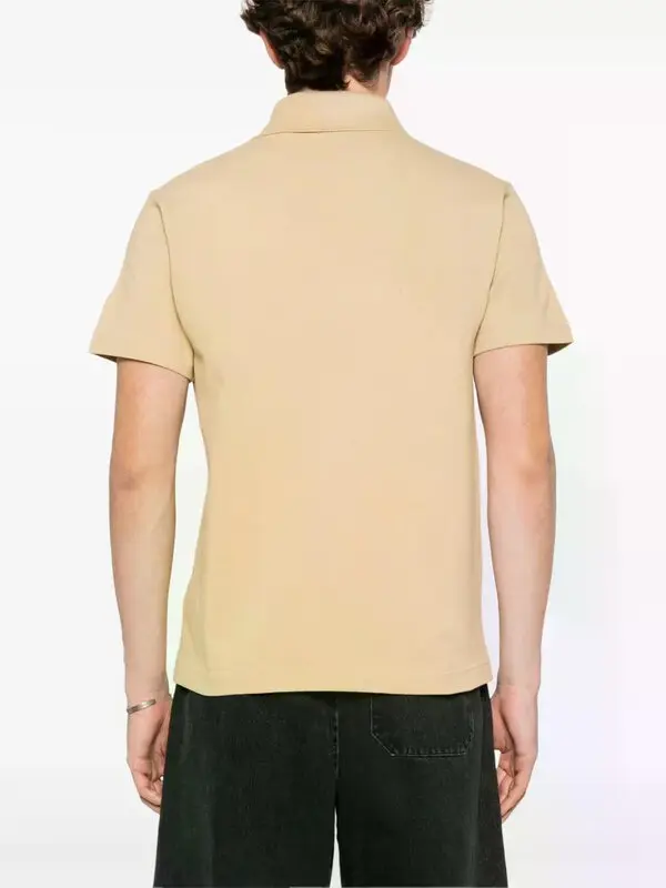 Burberry Cotton Polo Shirt - Neutrals