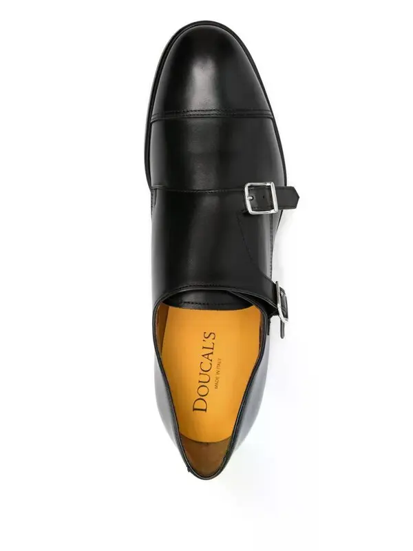 DOUCAL'S Double-buckle Monk Shoes